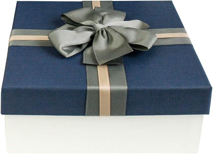 Emartbuy Rigid Luxury Square Shaped Presentation Gift Box, 26.5 cm * 26 ...
