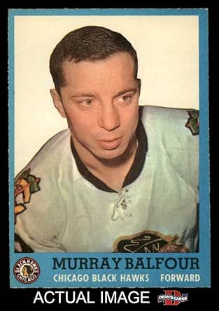 Amazon.com: 1962 Topps # 36 Murray Balfour Chicago Blackhawks (Hockey ...