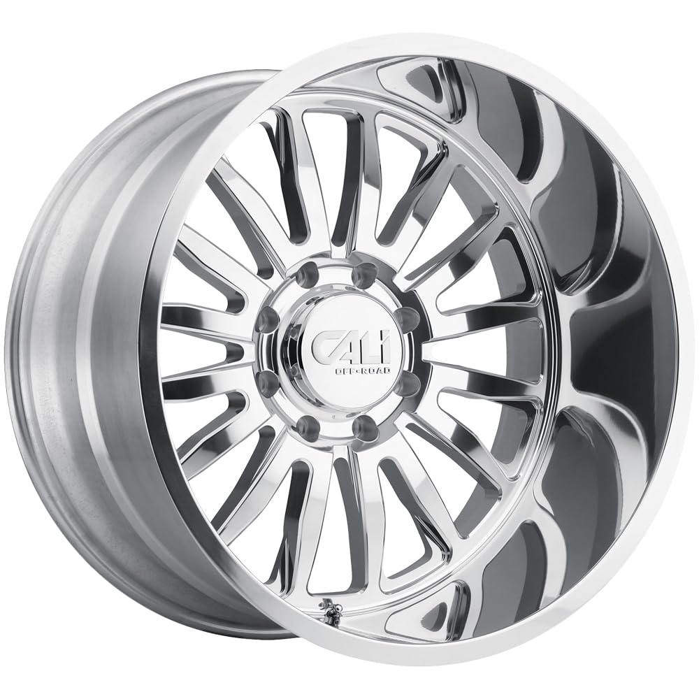 Cali Off-Road 9110 Summit Polished/Milled Spokes Wheel (26 x 14. inches ...