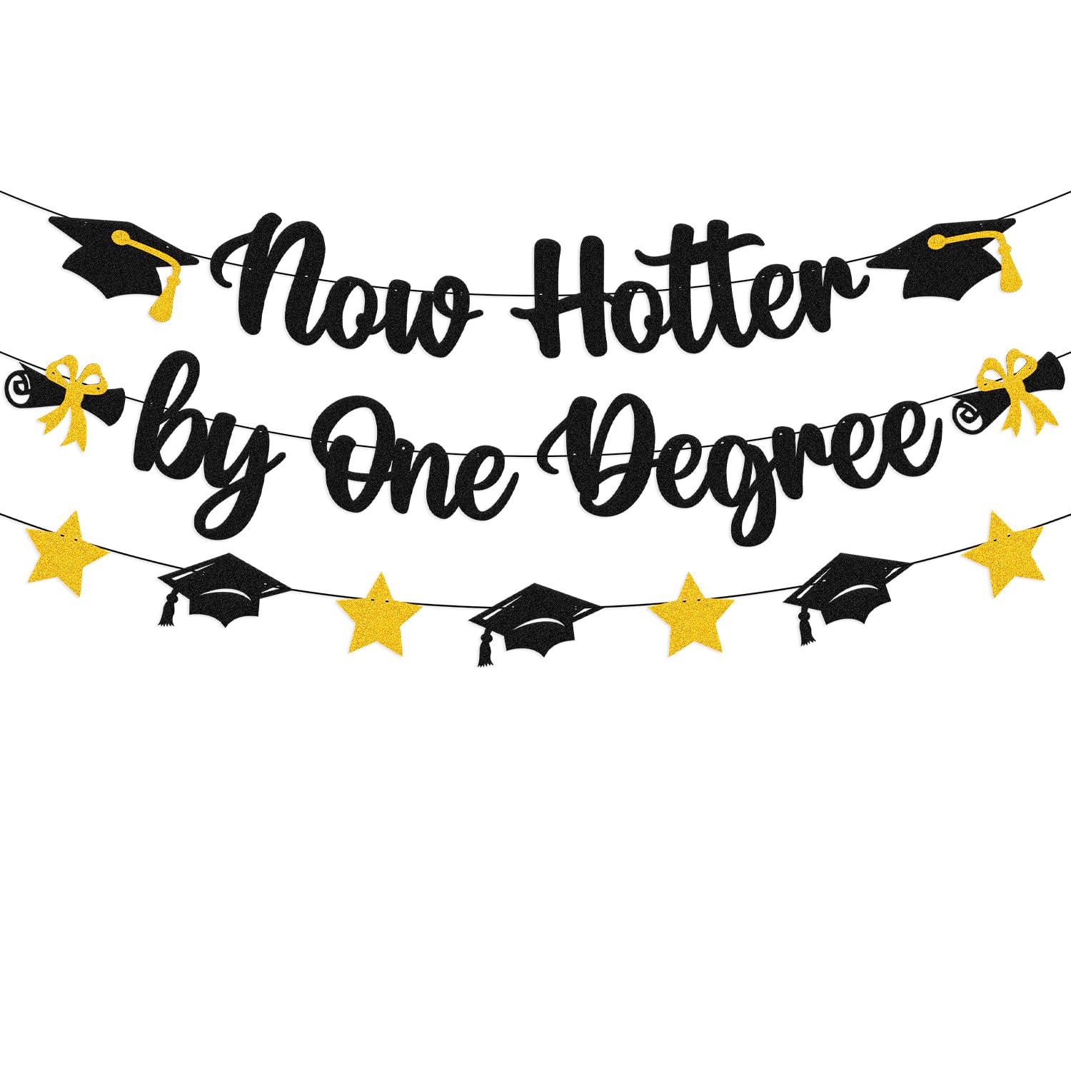 Now Hotter by One Degree Banner Class of 2025 Graduation Decoration ...