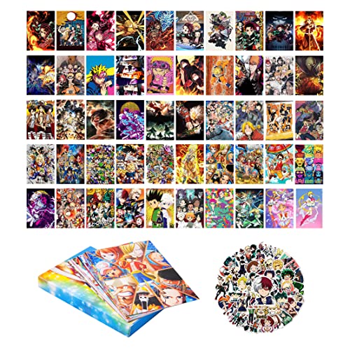 GTOTd 50Pcs Anime Magazine Posters Cover Panel Aesthetic Pictures 4*6 ...