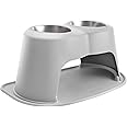Amazon.com : WeatherTech Double High Pet Feeding System - Elevated Dog ...
