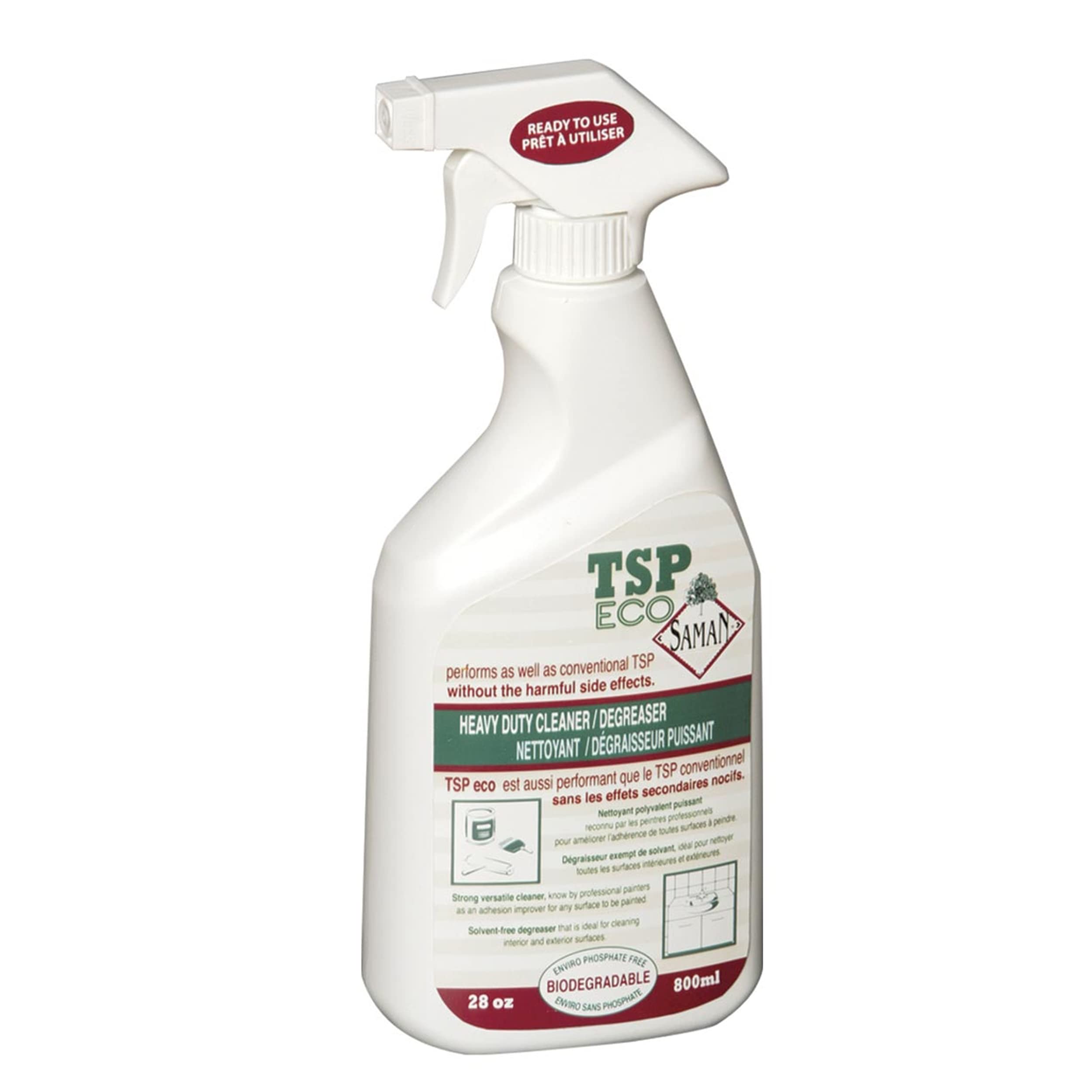 SamaN TSP Eco – Heavy Duty Cleanser and Degreaser (28 oz Ready-to-Use ...