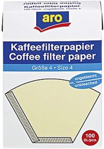 سعر Aro Coffee Filter Paper - Size 4, 100 Pieces فى مصر | بواسطة امازون ...