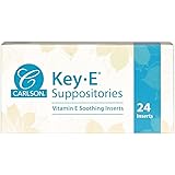 Amazon.com: Carlson - Key-E Suppositories, 30 IU Vitamin E Suppository ...