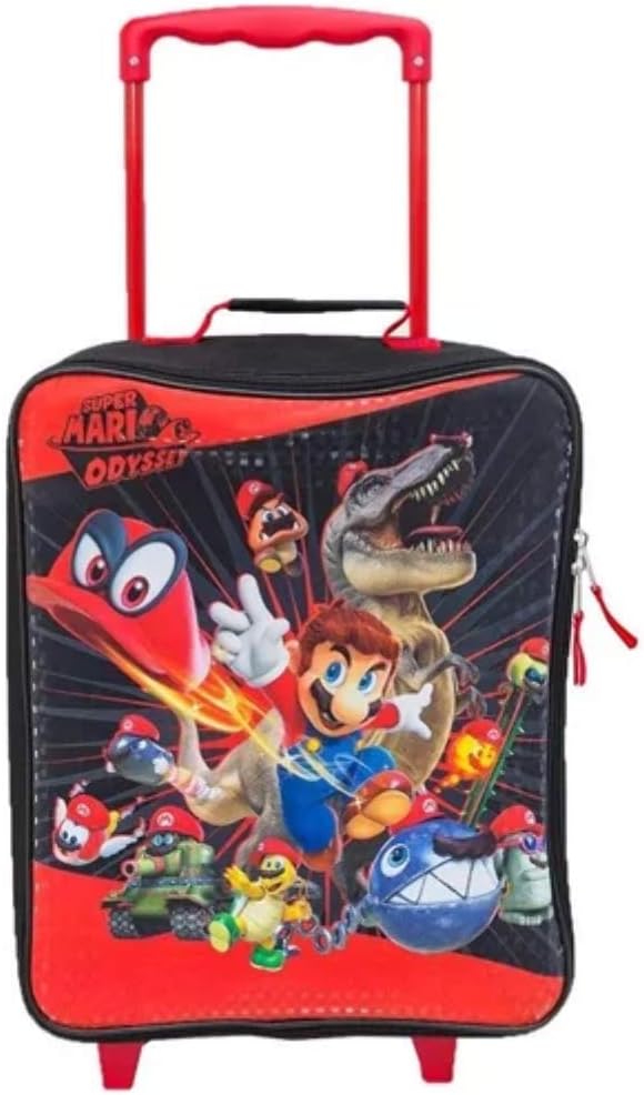 B. Toys Super Mario Odyssey Rolling Luggage for Kids -: Amazon.co.uk ...