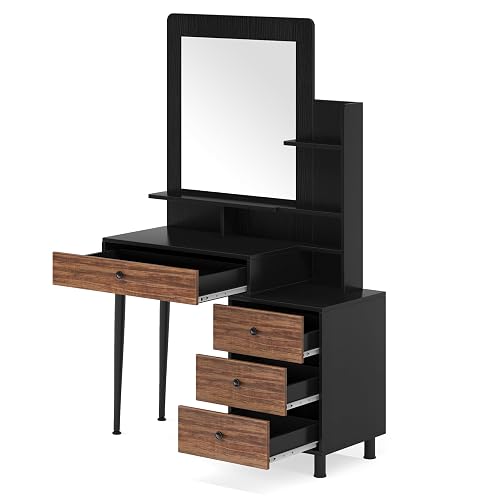 Tribesigns Tribesigns Vintage Vanity Table With Lighted Mirror Vintage