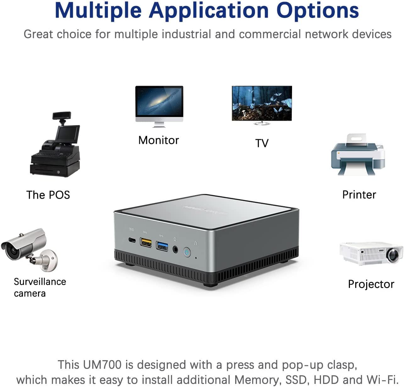 Mua MINISFORUM Mini PC AMD Ryzen 7 3750H UM700 | 16 GB RAM 512 GB PCIe ...