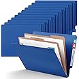 Amazon.com : Skyygemm 24 Pcs Blue Classification Folders Bulk with End ...