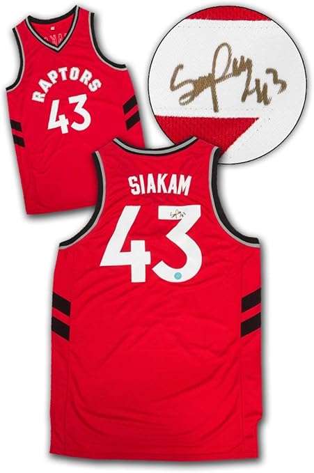 Pascal Siakam Autographed Jersey - Custom - Autographed NBA Jerseys at ...