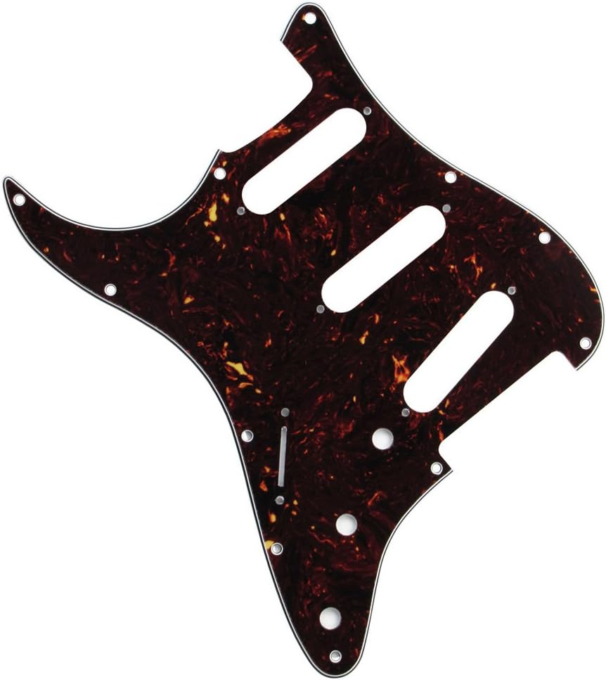IKN Left Handed 11 Hole SSS Guitar Strat Pickguard fit Fender Mexican ...
