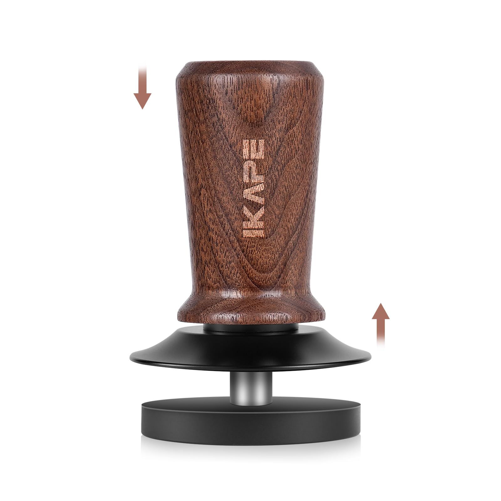 IKAPE 58.35mm Espresso Tamper, Spring-loaded Calibrated Tamper with ...