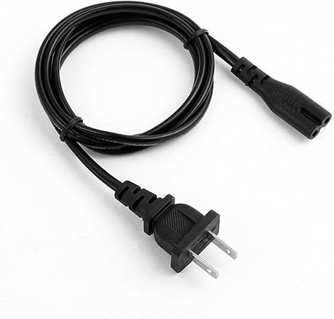 Amazon.com: 2-Prong Port AC Power Cord/Cable for Sony Playstation 4 PS4 ...