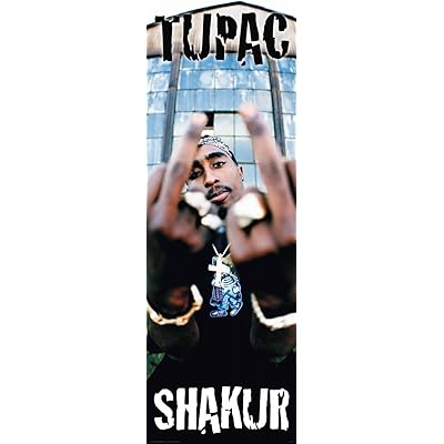 Tupac Middle Finger Poster