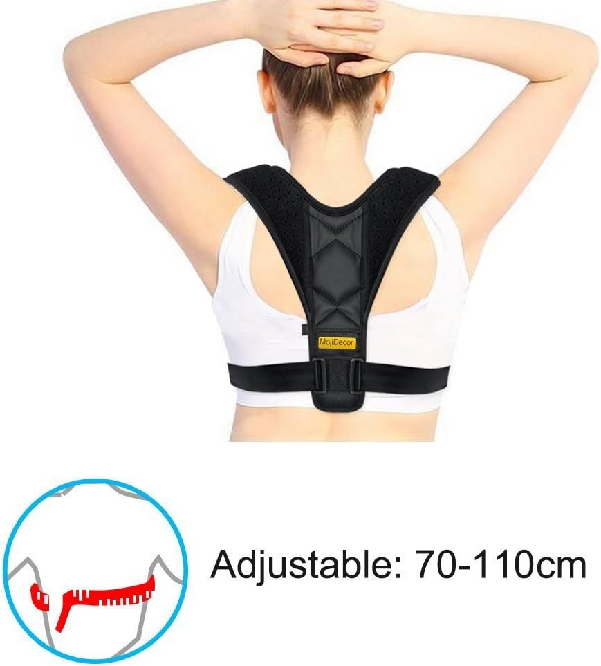 MojiDecor Geradehalter zur Haltungskorrektur Schulter Rücken Einstellbare Haltungsbandage für ...
