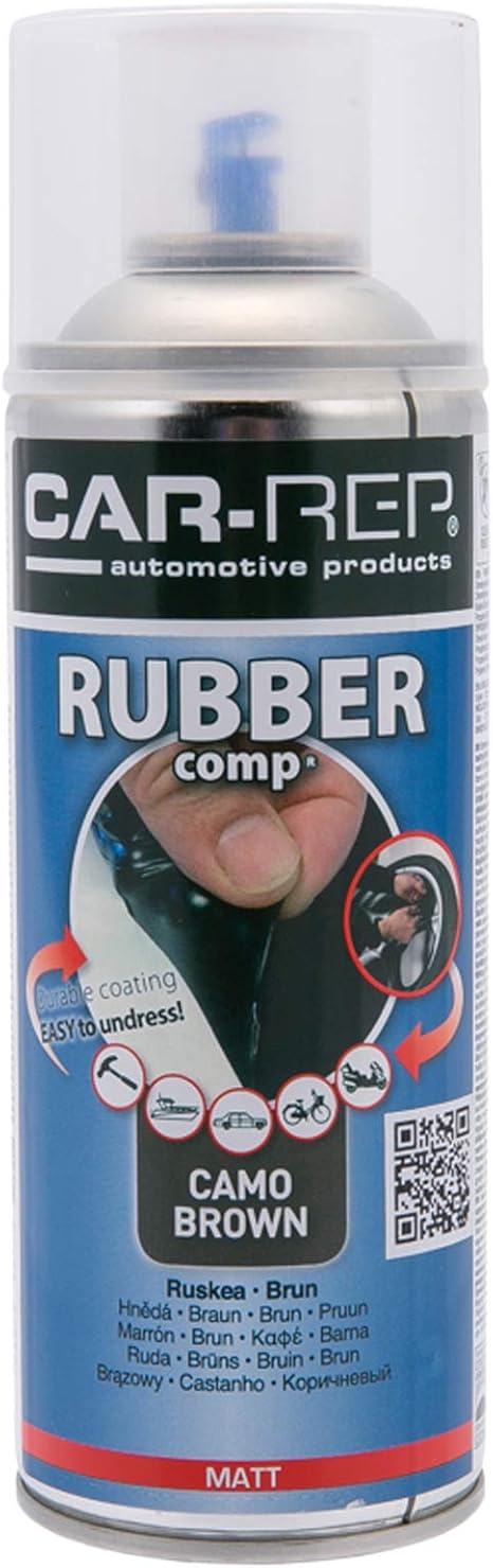 Car-Rep Rubbercomp Rubber spray - Camo Brown, 400 ml: Buy Online at ...