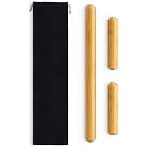 Amazon.com: OnVisit 2PCS Solid Facial Massage Bamboos and 2PCS Hollow ...