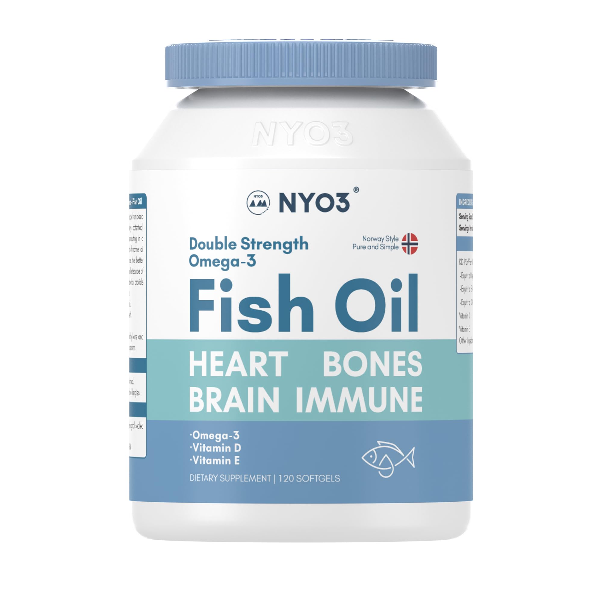 Mua NYO3 Omega 3 Fish Oil Supplements 1000mg, Fatty Acid Supplements ...