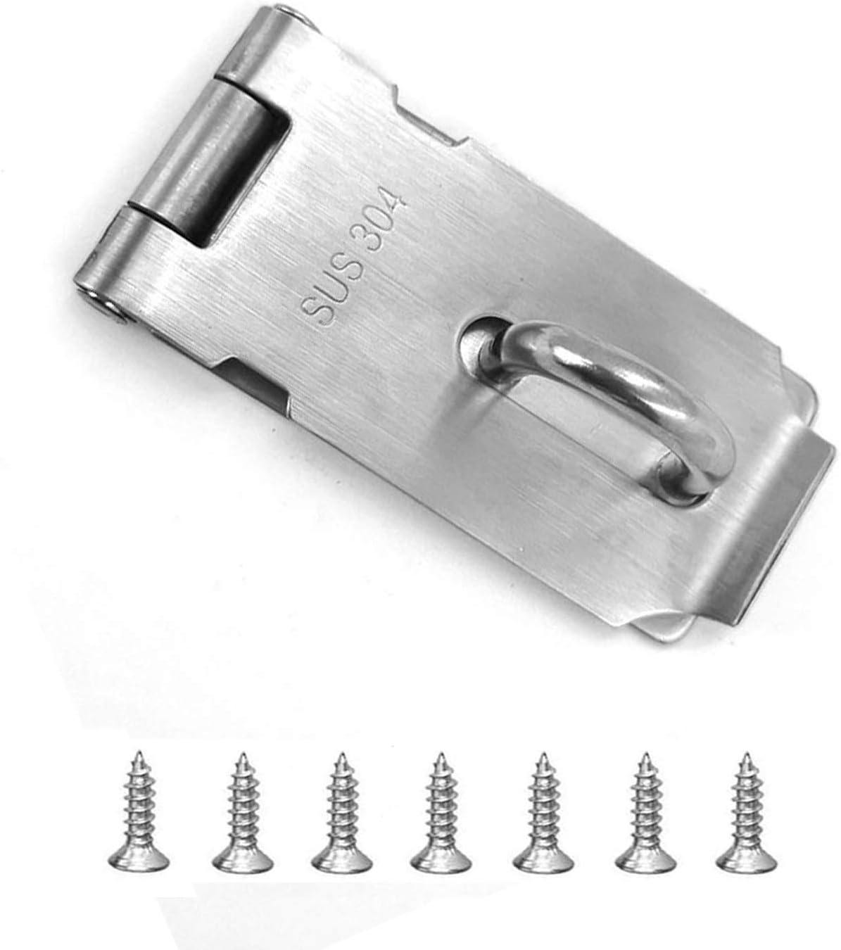 Padlock Hasp, Stainless Steel Door Clasp Gate Lock Latch for Door ...
