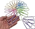 Amazon.com: Hahiyo Paperclips 4" (100mm) Extra Large Paper Clips Sturdy ...