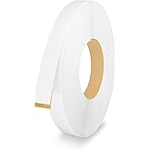 White PVC 3/4 inch x 25 ft Edge Banding Tape Peel Stick Adhesive Edging ...