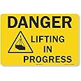 SmartSign "Danger - Lifting in Progress" Sign | 12" x 18" 3M ...