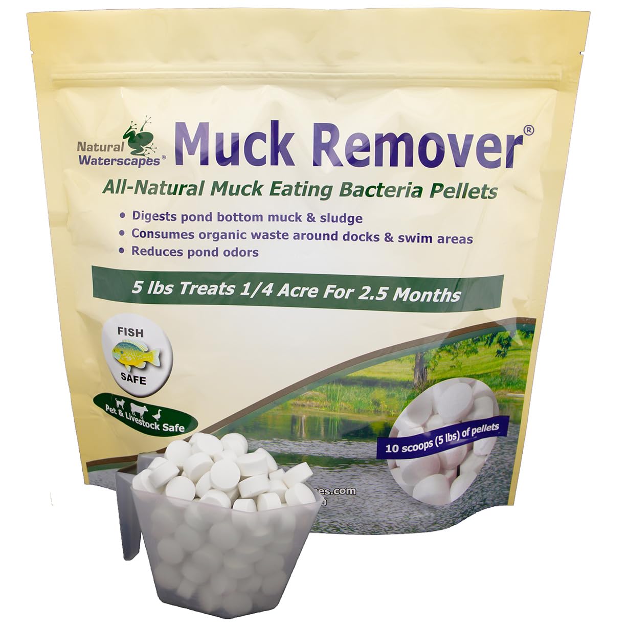Mua Muck Remover Pellets 5 lb (10 Scoops) | Pond Tablets Treat 1.25 ...