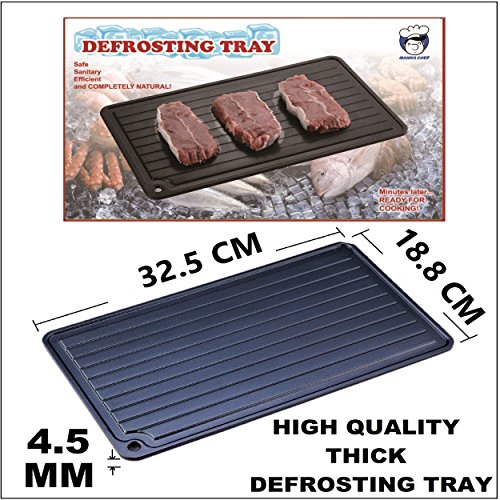 Defrosting Tray Aluminum Plate Fast Defrost Frozen Food Meats Steaks ...