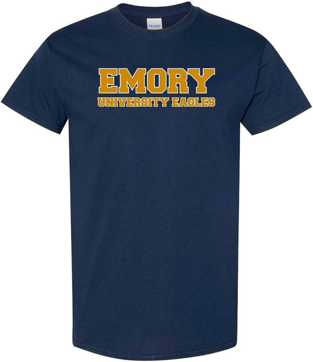 Amazon.com: CreateMyTee | Emory University Eagles Two Color Text T ...