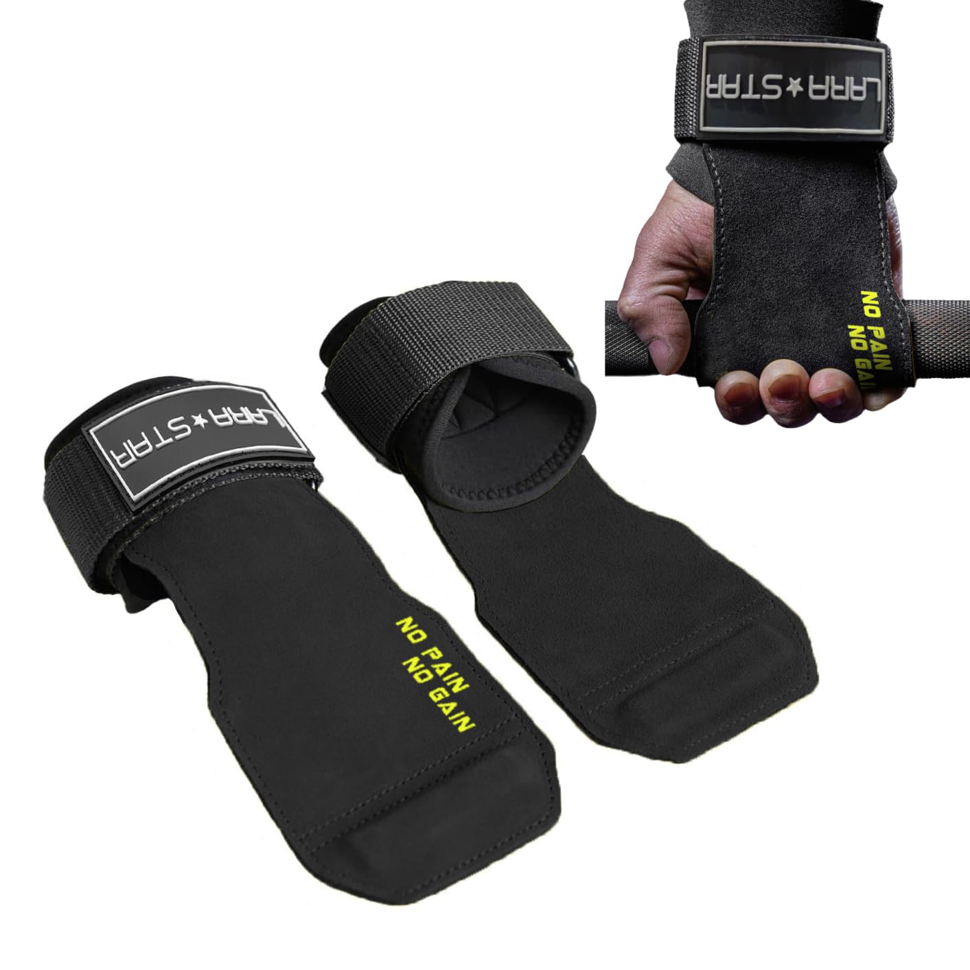 Mua Weight Lifting Wrist Straps for Maximum Grip Support,Lifting Strap ...