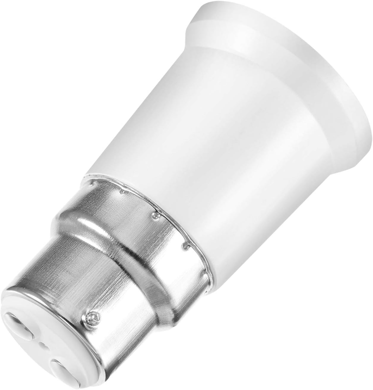 4 Pack B22 to E27 Light Socket Adapter Converter Base for LED Light ES ...