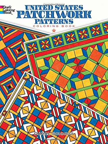 United States Patchwork Patterns Coloring Book (Dover Design Coloring ...