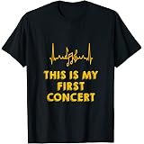 Amazon.com: This Is My First Concert - Kids T-Shirt - Music Event Shirt ...