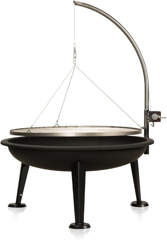 Brasero 80 cm – Barbecue suspendu Camelot schwenker – avec corde et ...