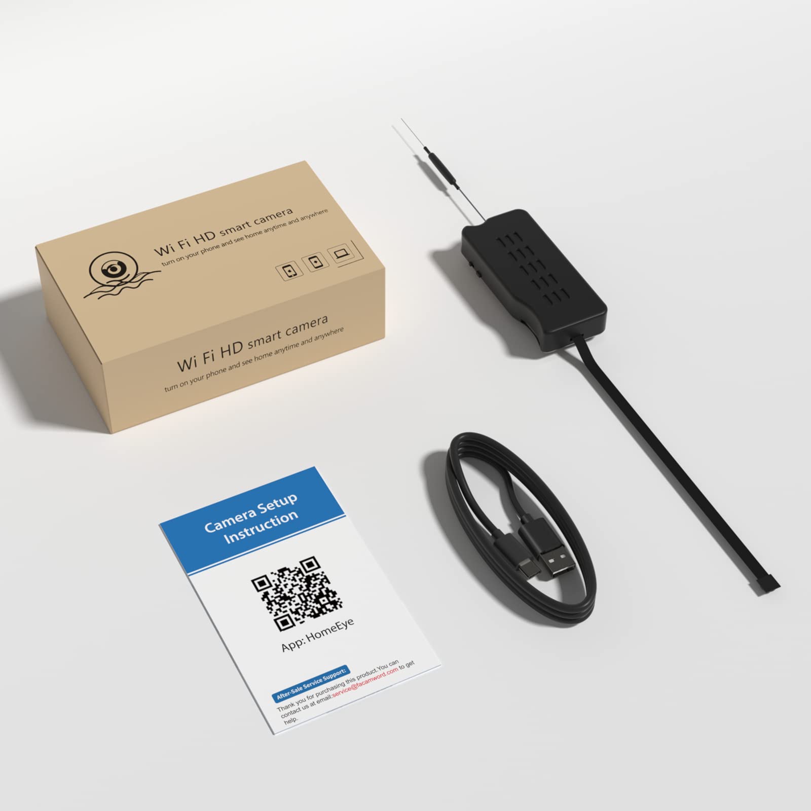 LIBREFLY Mini Security Camera - Tiny WiFi Camera - HD 1080P - Small DIY ...