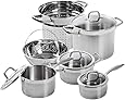 Amazon.com: Duxtop 10-pc Set Professional Stainless Steel Induction ...