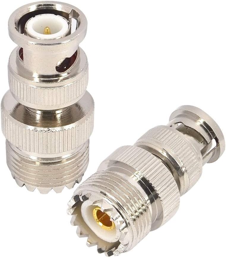 BOOBRIE CB Radio Adapter SO239 UHF Female to BNC Male: Amazon.co.uk ...