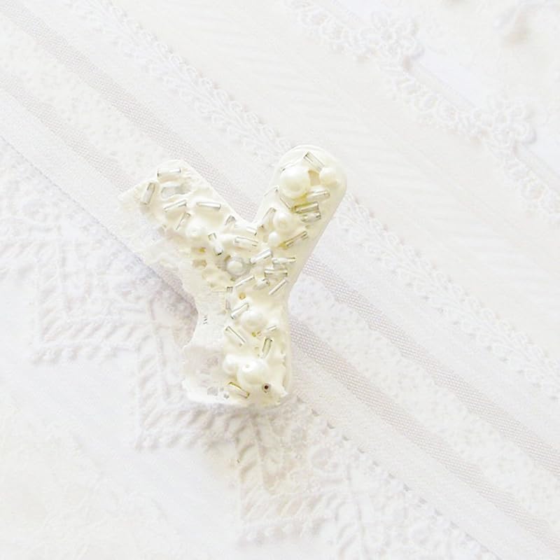 Amazon.com: Handmade Romantic Letter Y Brooch - Pin / ME2Designs ...