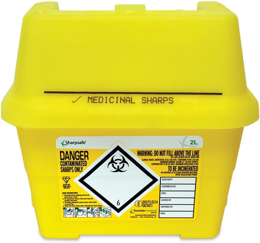 Reliance Medical 2 Litre Sharps Container – BigaMart