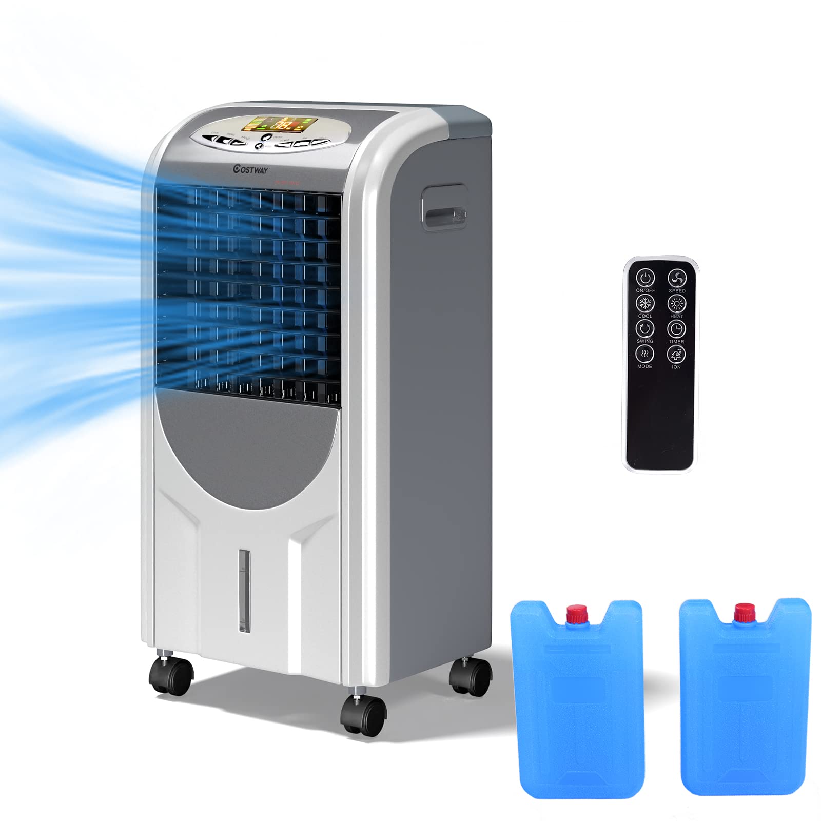 Mua COSTWAY Evaporative Cooler and Heater, 5-in-1 Portable Air Cooler ...