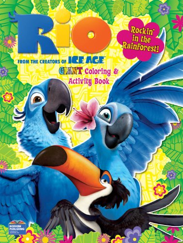Rio Giant Coloring and Activity Book - Rockin' in the Rainforest ...