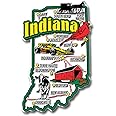 Amazon.com: Indiana Jumbo State Magnet by Classic Magnets, 2.5" x 4 ...