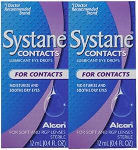 Amazon.com: Systane Contacts Soothing Drops-0.405 oz, 12mL, 2 pack ...