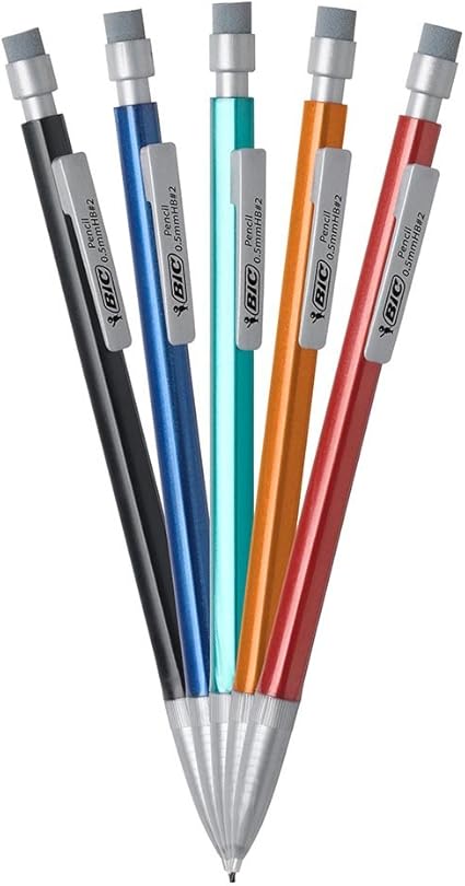 BIC Xtra-Precision Mechanical Pencil, Metallic Barrel, Fine Point (0 ...