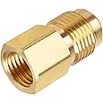 Amazon.com: Brass Flare Tube Fitting, Coupling Gas Adapter 3/8" Male Flare x 1/4" NPT Female ...