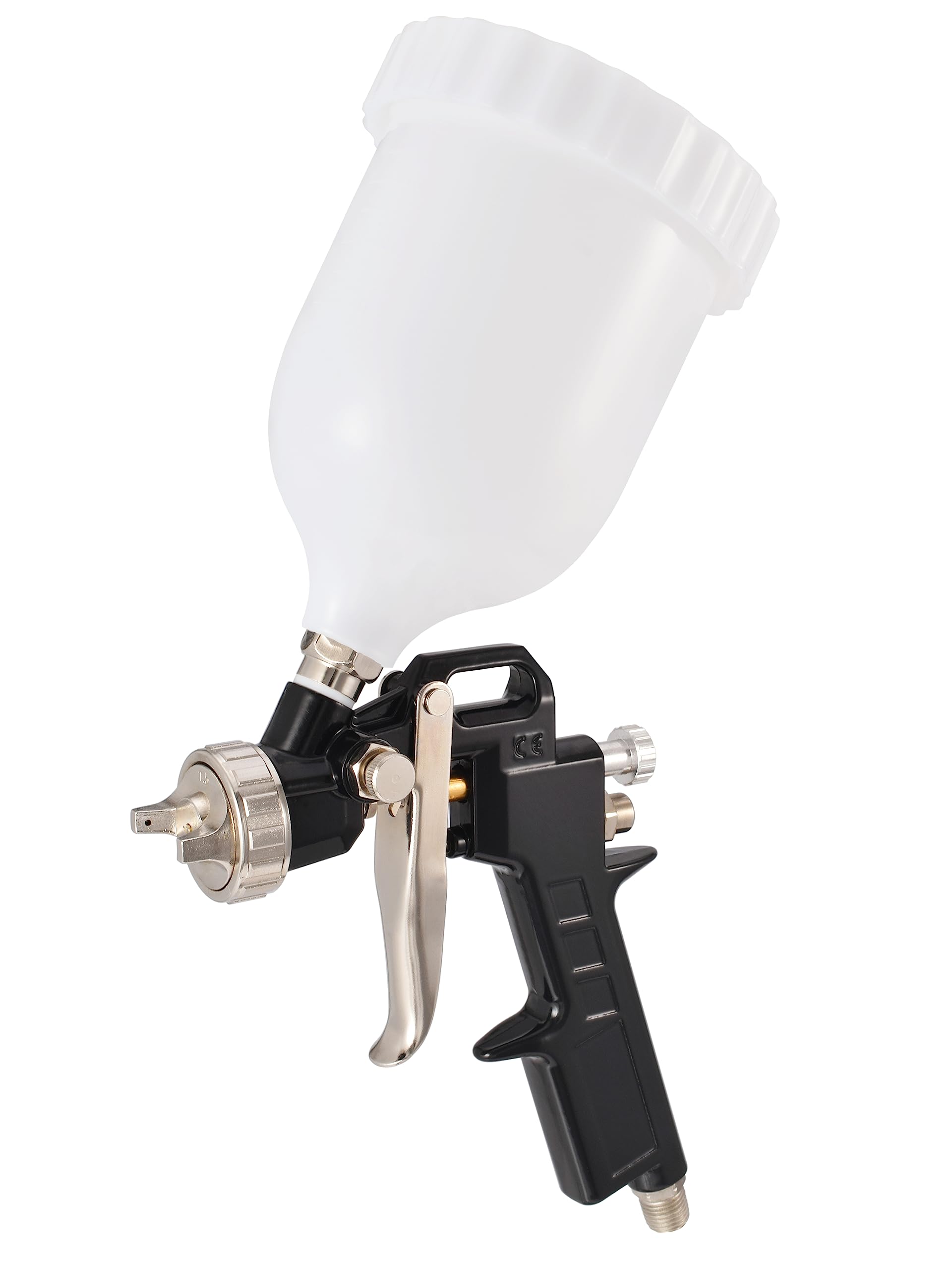 Dynastus 20 Oz. Pneumatic Paint Sprayer HVLP Air Gravity Spray Gun Primer Under Coat Adhesives ...