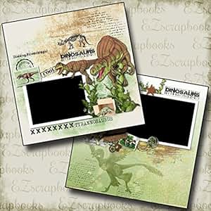 Amazon.com: DINOSAURS - Premade Scrapbook Pages - EZ Layout 601