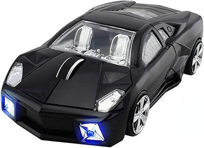 Amazon.com: Car Shaped Mouse Wireless, FIRSTMEMORY 2.4G Cool Sport Race ...