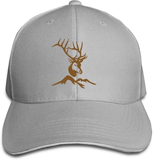 Elk Logo Classic Adjustable Cotton Baseball Caps Trucker Driver Hat ...