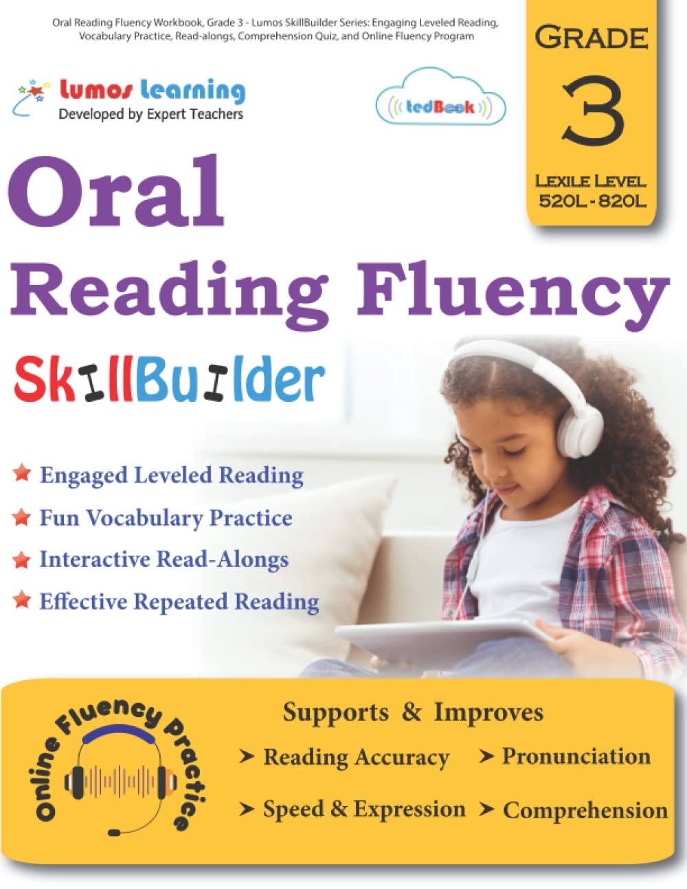 Mua Oral Reading Fluency Workbook, Grade 3 - Lumos SkillBuilder Series ...